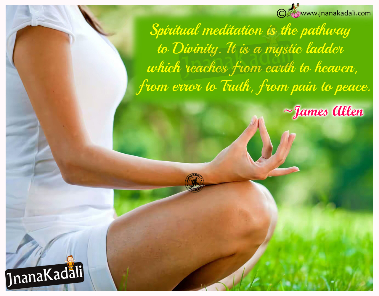 Meditation Quotes and Sayings with girl hd images | JNANA KADALI.COM ...