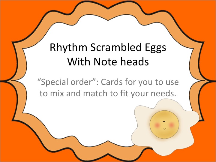 Scrambled Eggs - Music a la Abbott - Amy Abbott - Kodály Inspired Blog ...