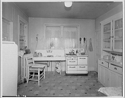 In the Boat With Vivian: A Typical Kitchen of the 1930's