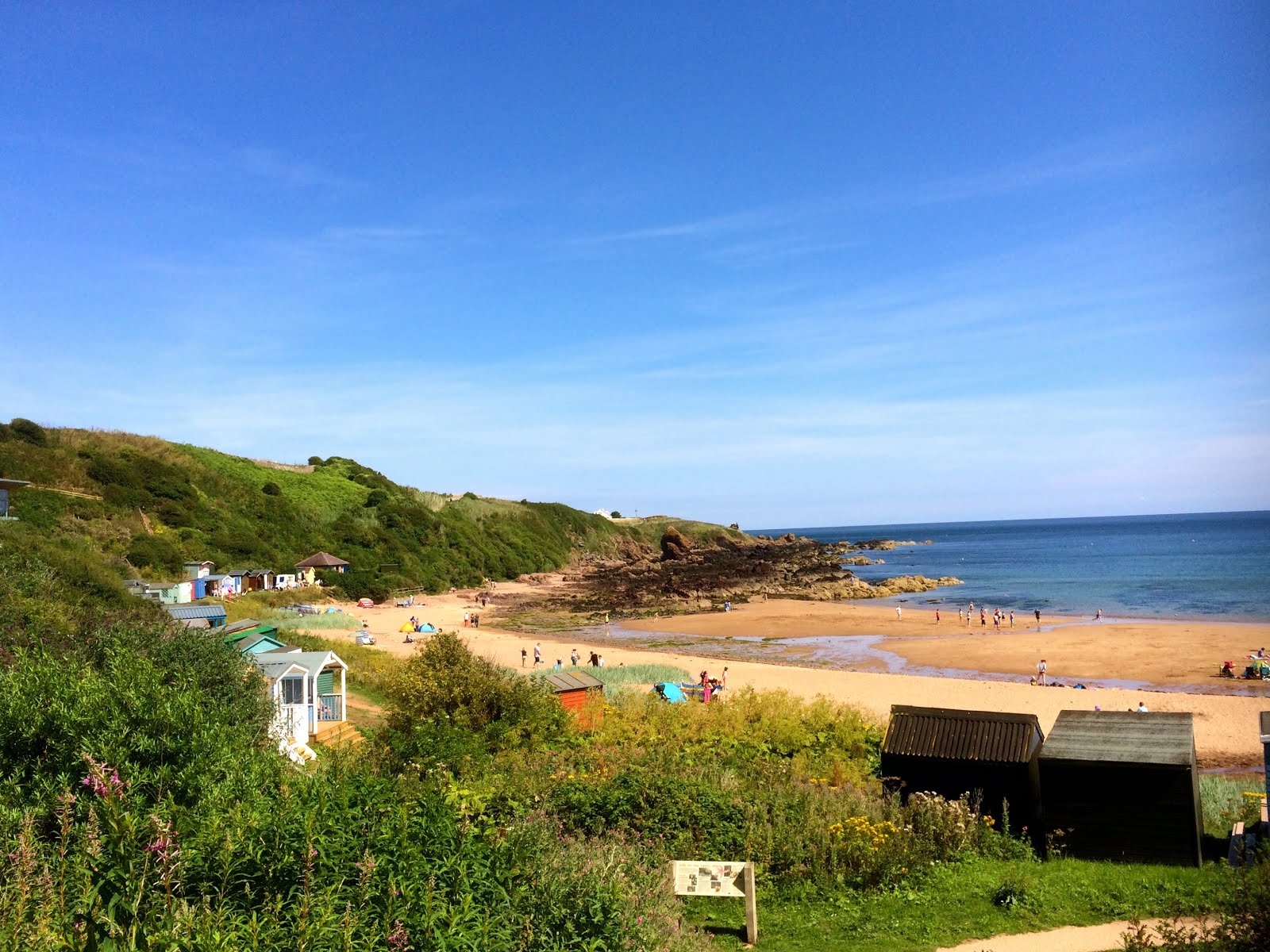 Days out in the Borders : Coldingham Sands