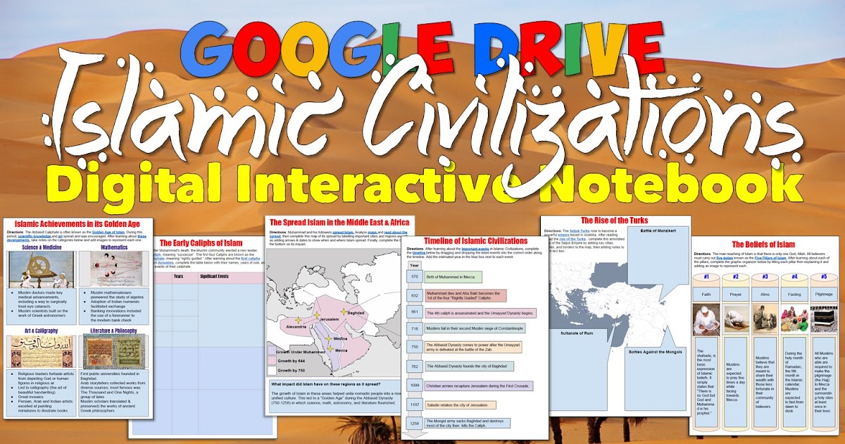 Students of History: Islamic Civilizations Google Drive Interactive ...