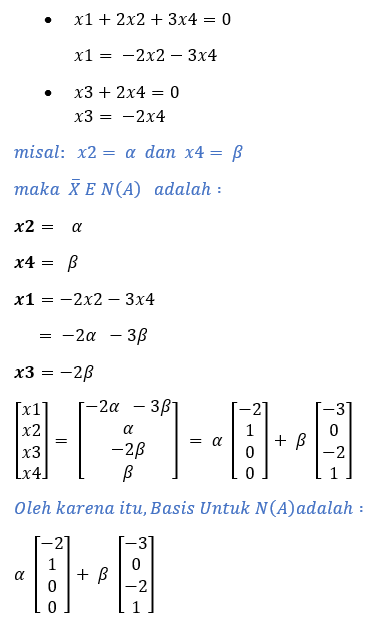 VEKTOR BASIS DAN DIMENSI