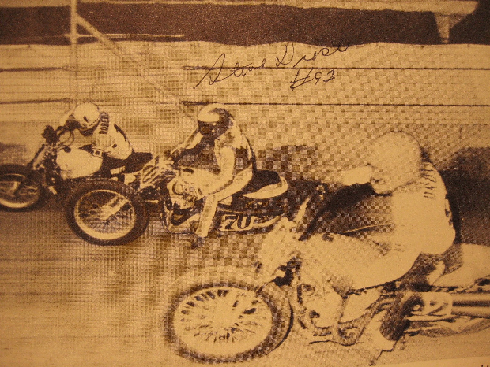 Noot: Original Autographs of Flat Track Racing