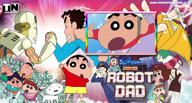 Shinchan Movie: Robot Dad HINDI Full Movie [HD] (2014) - Toon Network India