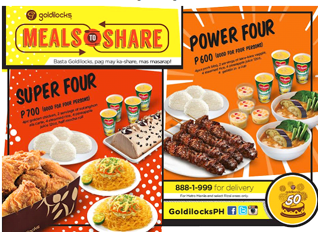 #Goldilocks Offers Meals-To-Share Sets - Erica YuB