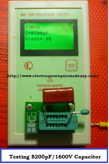 electronics repair made easy: MK-328 Multi component tester ...