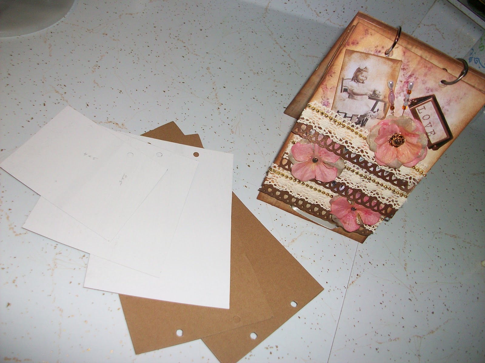 Jklclan studio: Stand up flip photo album with dimentions.