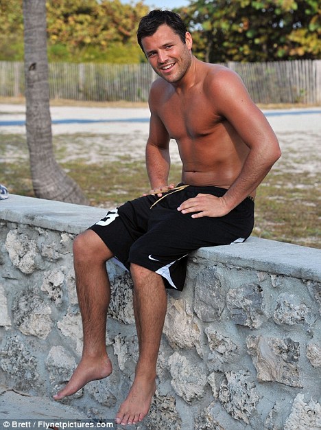 The Celebrities: Something for the ladies: Newly-single Mark Wright flaunts his buff body in ...