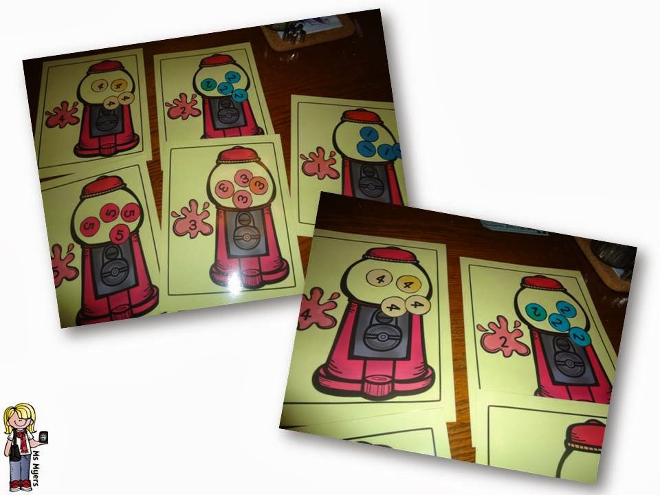 A special kind of class: Bubble Gum Number Match Freebie and sale