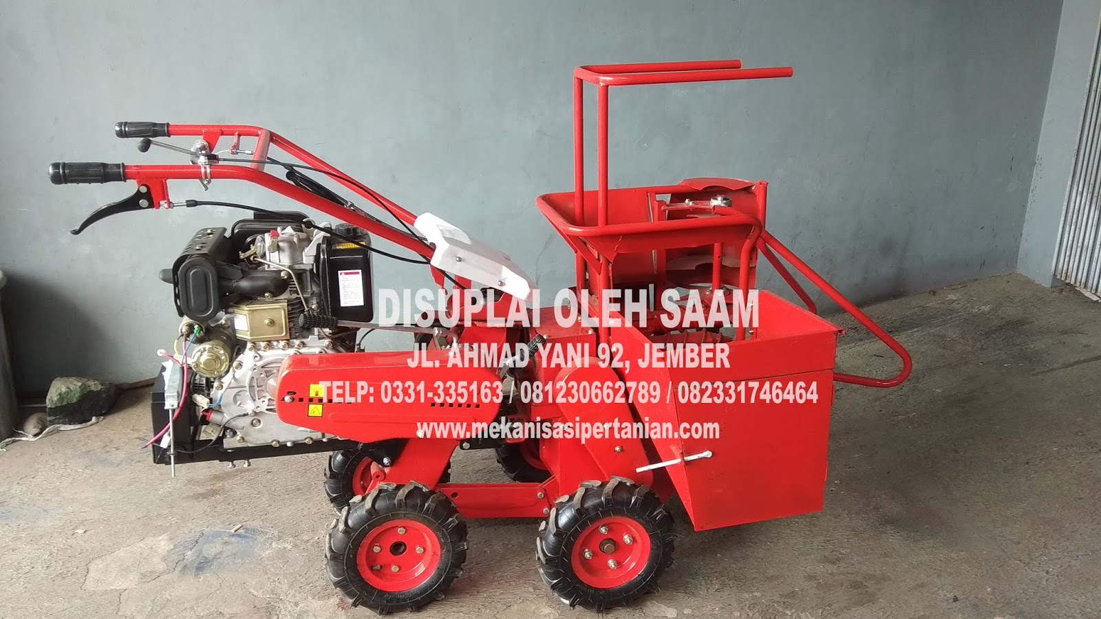 Mesin Panen Jagung Mini Tipe SAAM CHD1 ~ Santoso Advance Agricultural ...