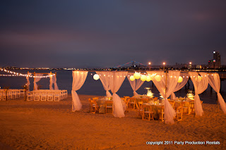 Party Productions: Beach Wedding Ideas