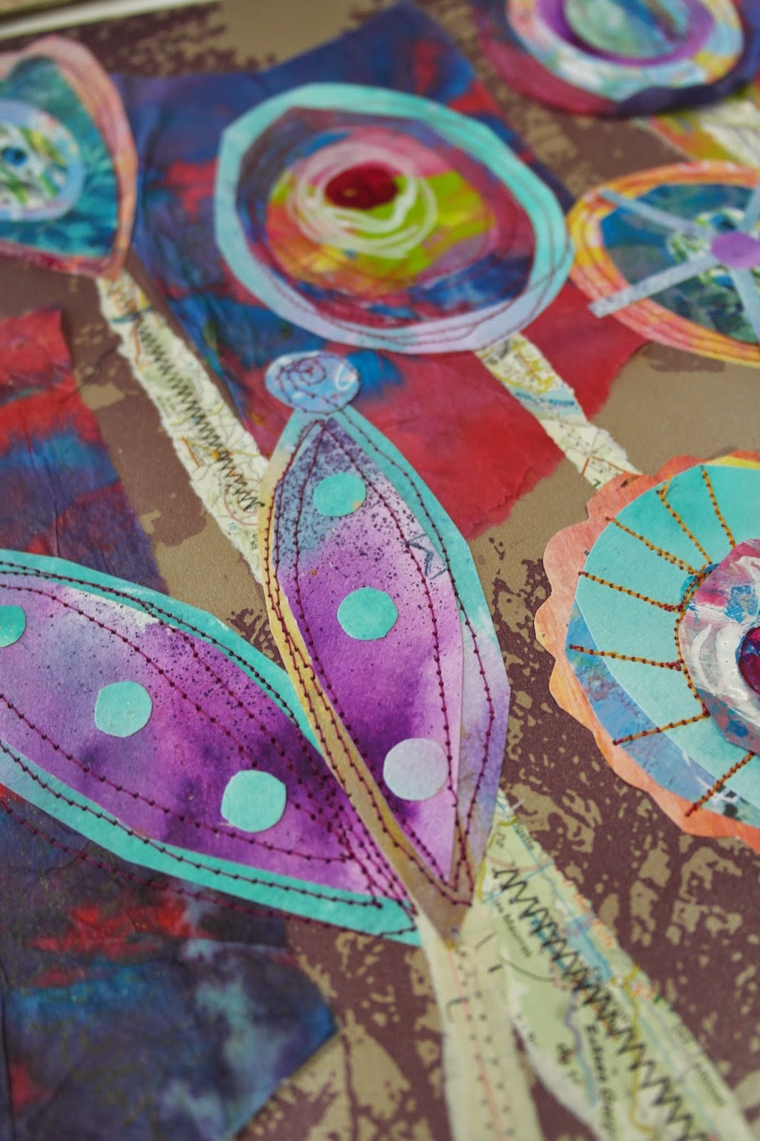 H-anne-Made: Stitched Collage Workshop