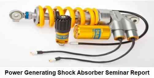 Power Generating Shock Absorber Seminar Report
