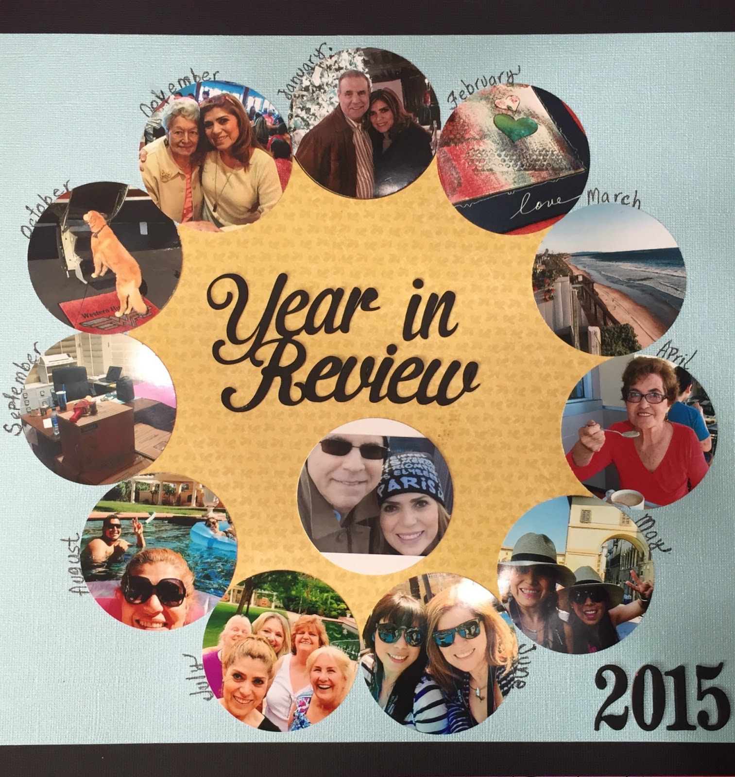 Layout-A-Week: Lots of Pictures - Year in Review! - Week #49