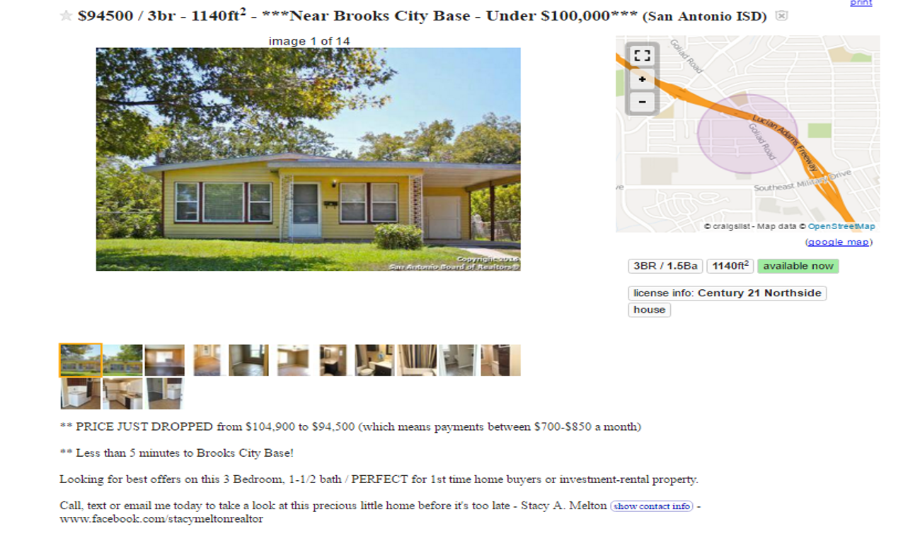 NEXT LEVEL TRAINING & CONSULTING: CRAIGSLIST EXAMPLE ADS