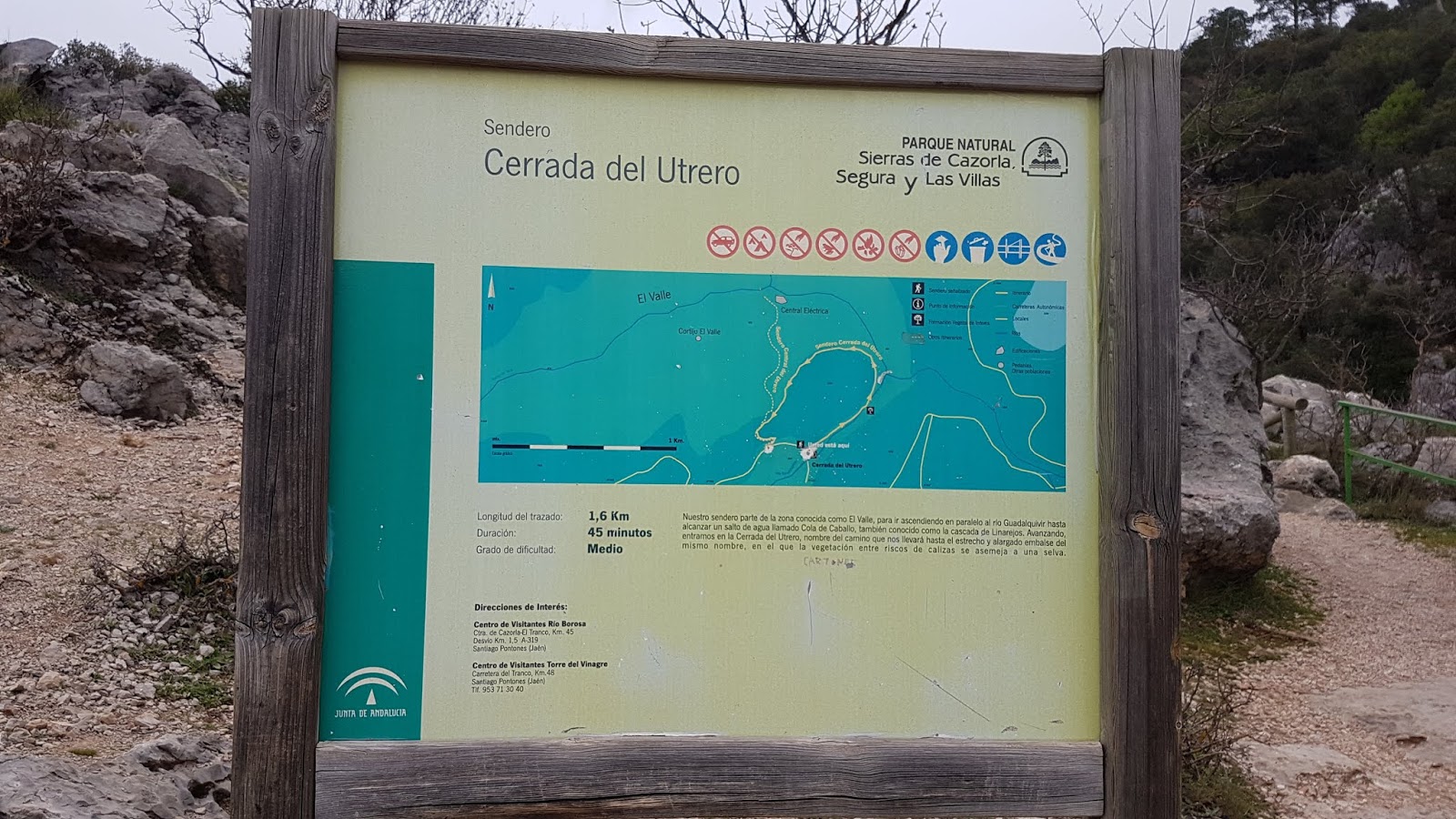 Wikiloc | Ruta Cerrada del Utrero (Vadillo-Castril) (Parque Nacional de ...