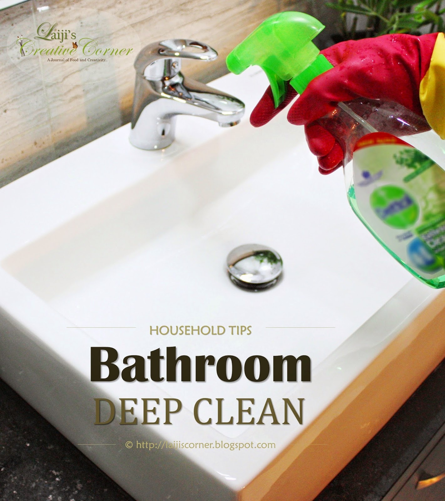Laiji's Creative Corner: Bathroom Deep Clean