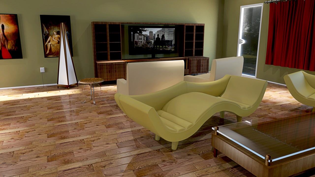 3D Works: Interior Modeling in Maya