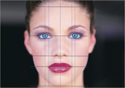 O PODER DA BELEZA - por Monica Linhares: Rosto perfeito com simetria facial