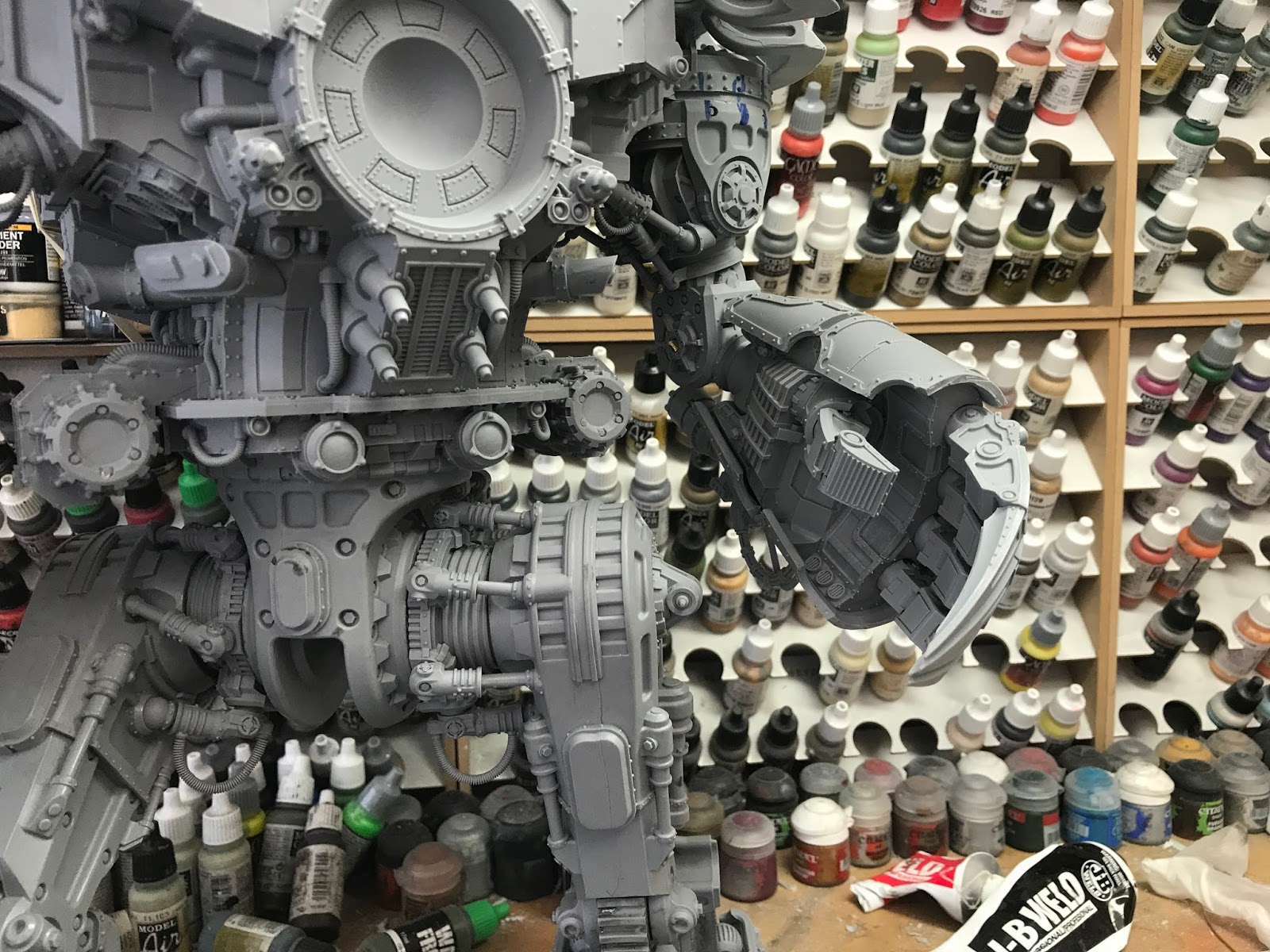 40k Hobby Blog: Warlord Titan Weapons/Arms WIP 6