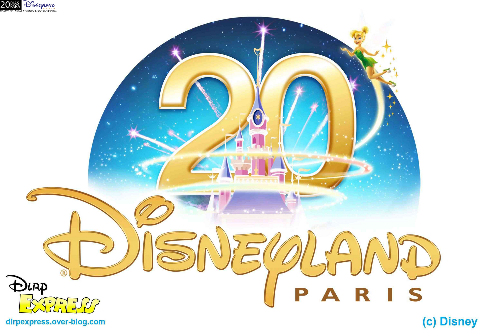 Logos e información del 20 aniversario de Disneyland Paris ~ 20 días ...