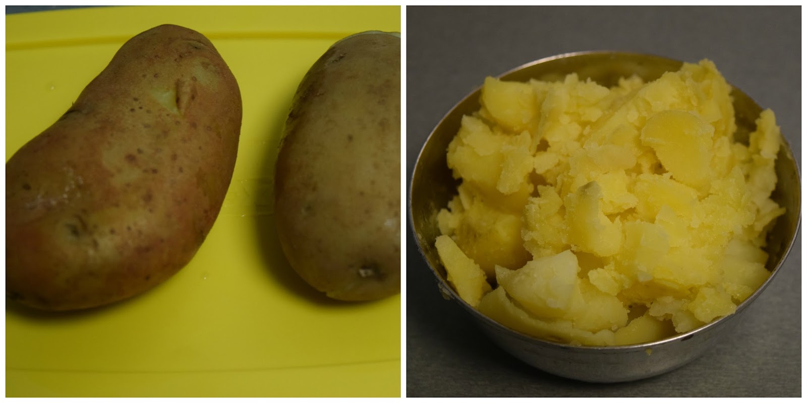 Poornima's Cook Book: Potato Podimas / Mashed Potatoes - South Indian Style