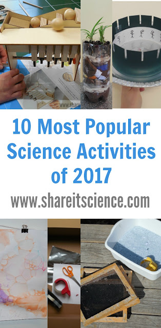 Share it! Science : 10 Most Popular Science Activities of 2017