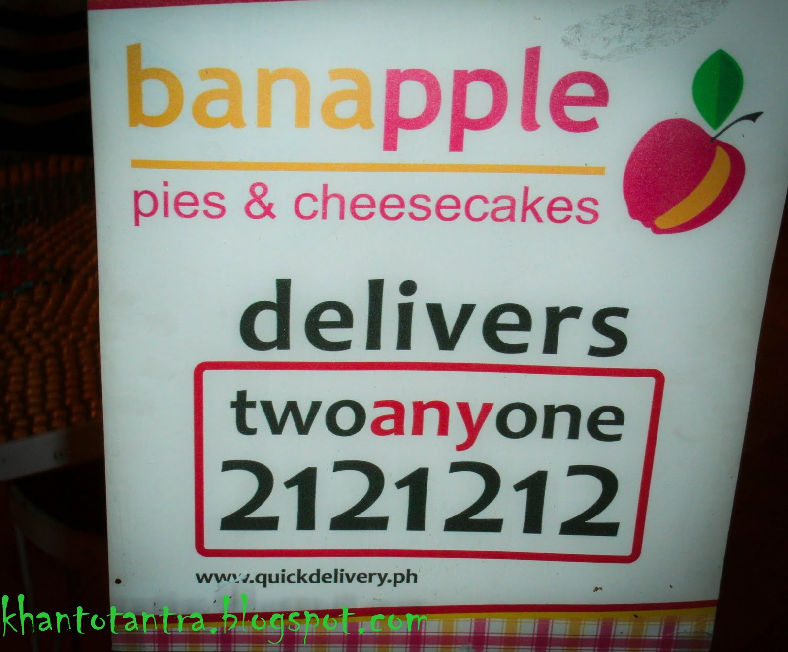 Kwatro Khanto: Banapple! Banapple!