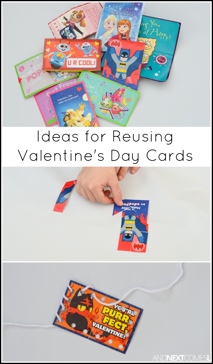 How to Reuse Valentine's Day Cards | And Next Comes L - Hyperlexia ...