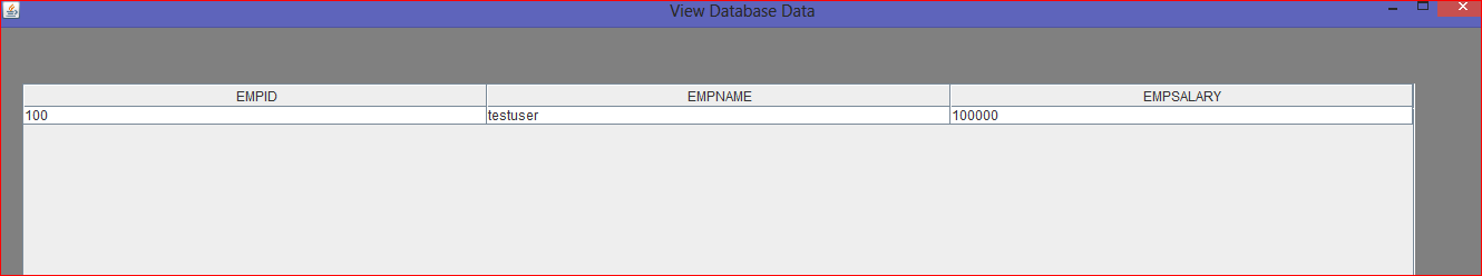 Creativetuts: Insert, Update, Delete, View Operations in Oracle using Java JDBC