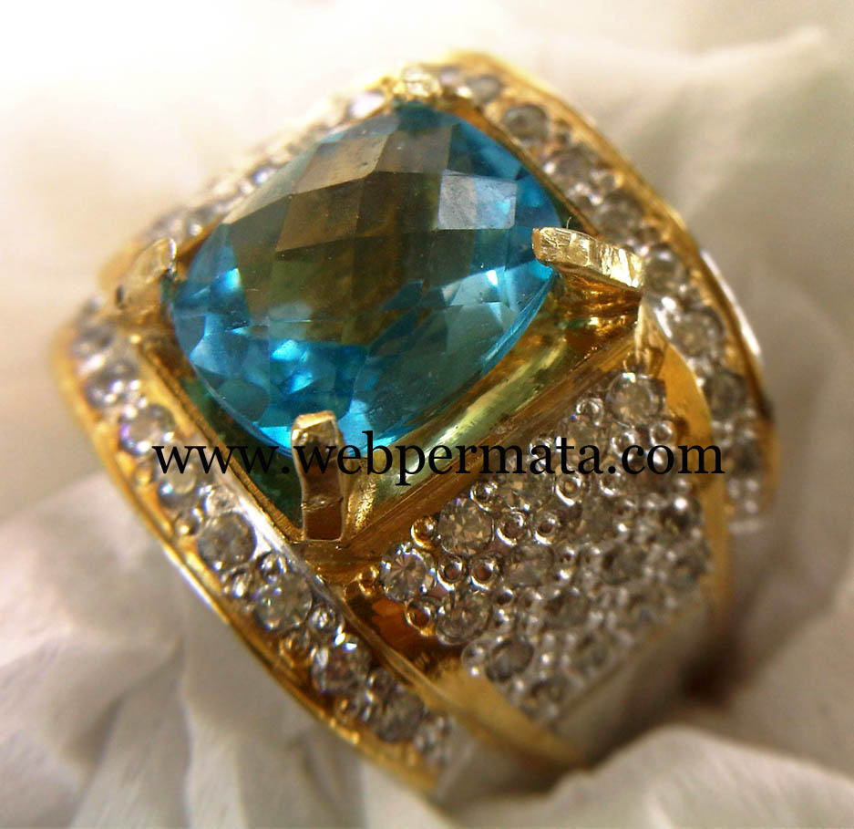 Natural Blue Topas WP 0221 Jual Batu Permata| Mulia| Agate| Asli