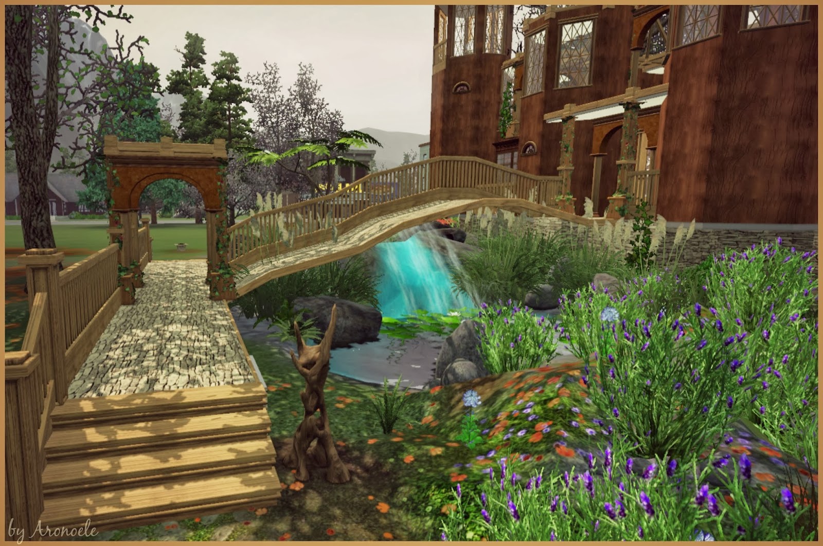 Aronoele Sims: Dům lesních elfů - Elven house