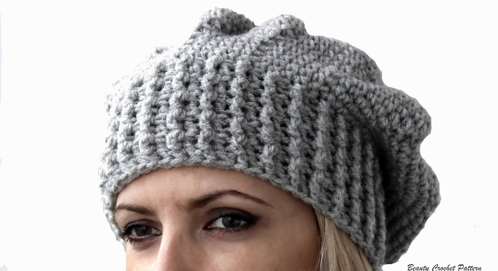 Crochet Slouch French Beret Pattern