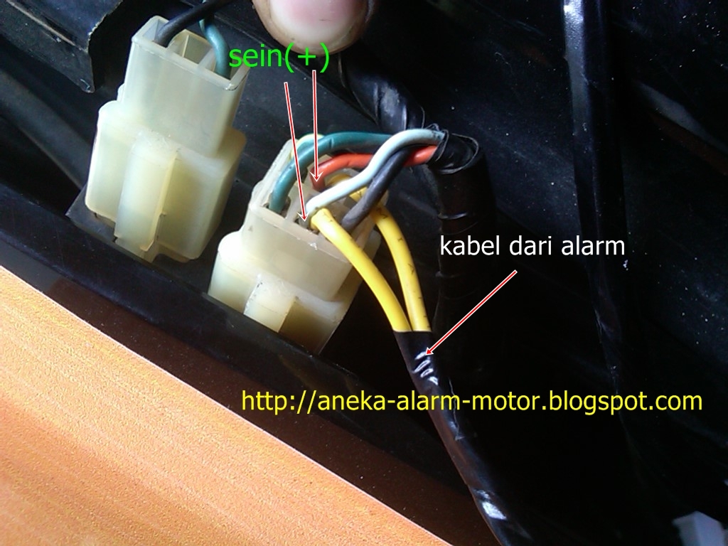Langkah dan Cara Pasang Alarm Motor System Remote