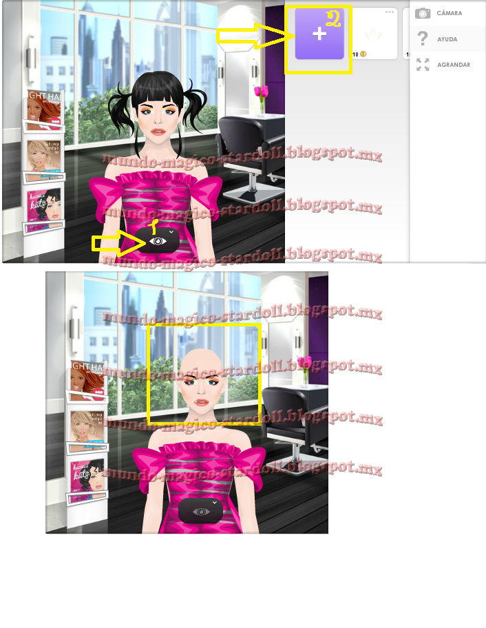 Mundo Mágico Stardoll: Actualización Stardesign Hair - Atualização ...