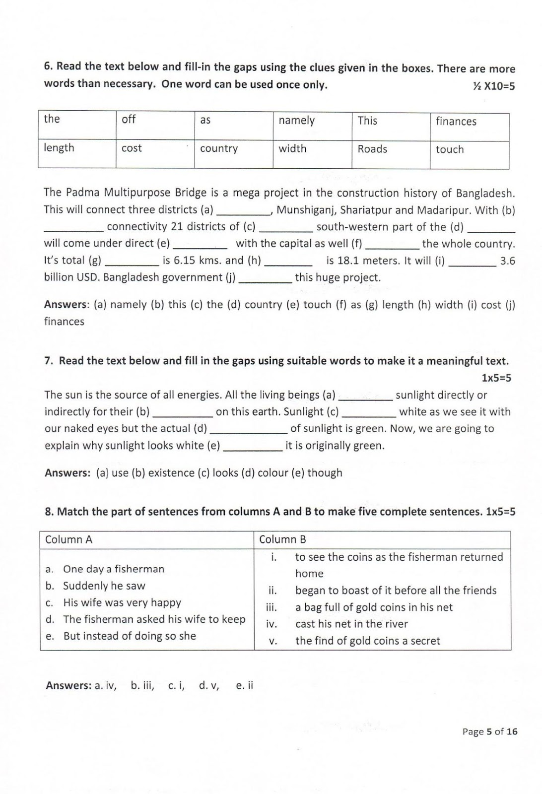 JSC New Syllabus 2023 PDF & New Question Pattern