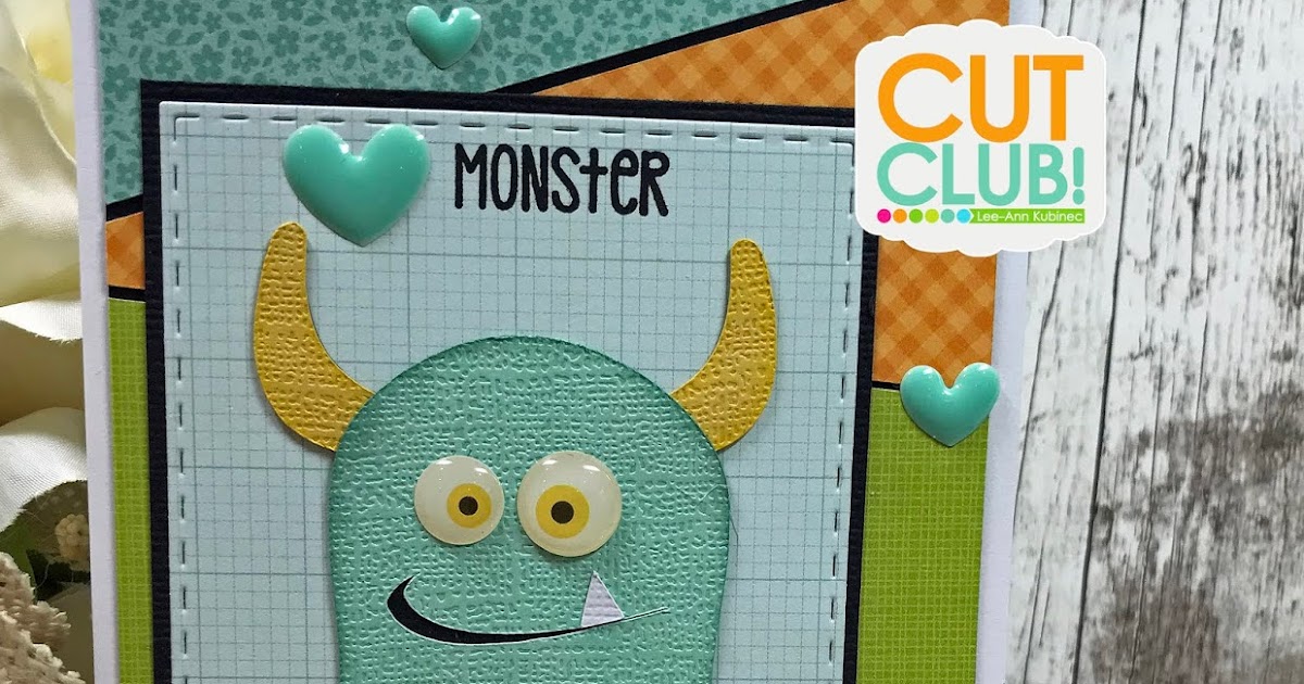 SVGCutClub: Monster Hugs!!...February Bundle-Card Sketch 106