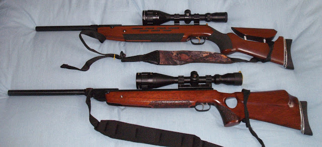 AIR RIFLES AND SHOOTING: HW98 AND B26-2 stock swap