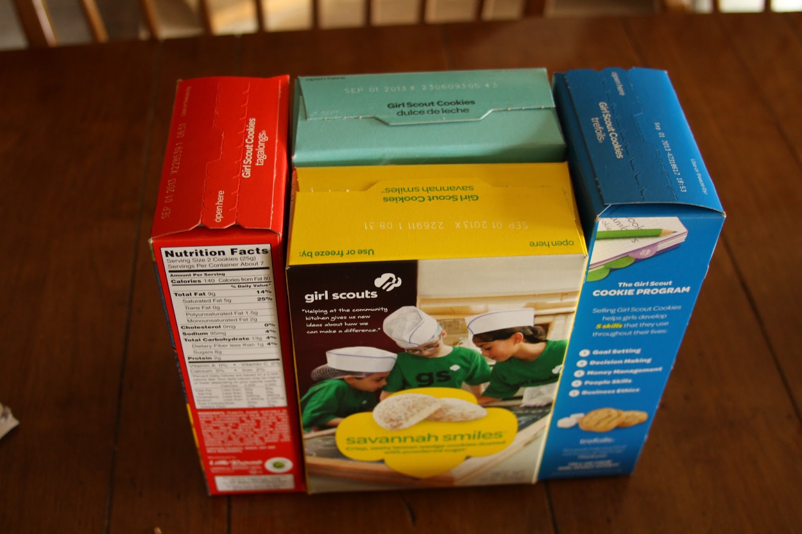 losing sleep counting sheep: girl scout cookie basket