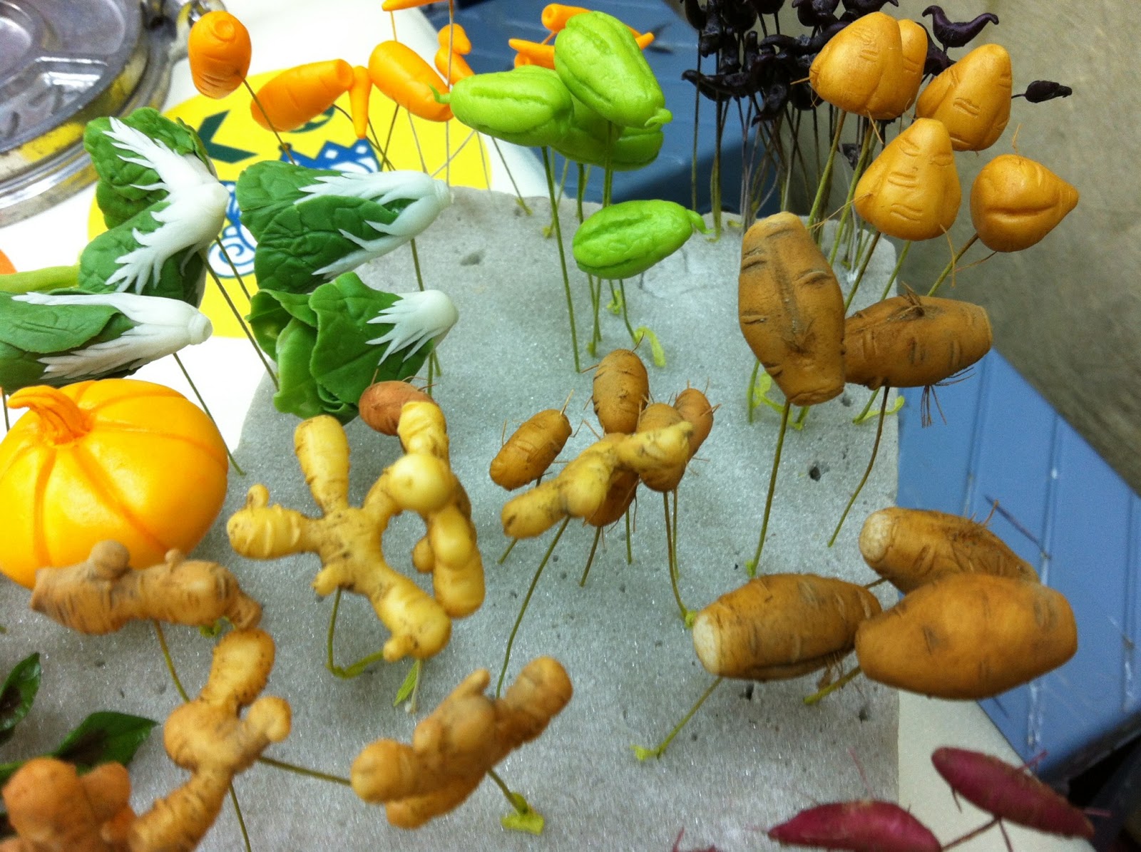 My Paper Clay Projects: My Miniature Vegetables