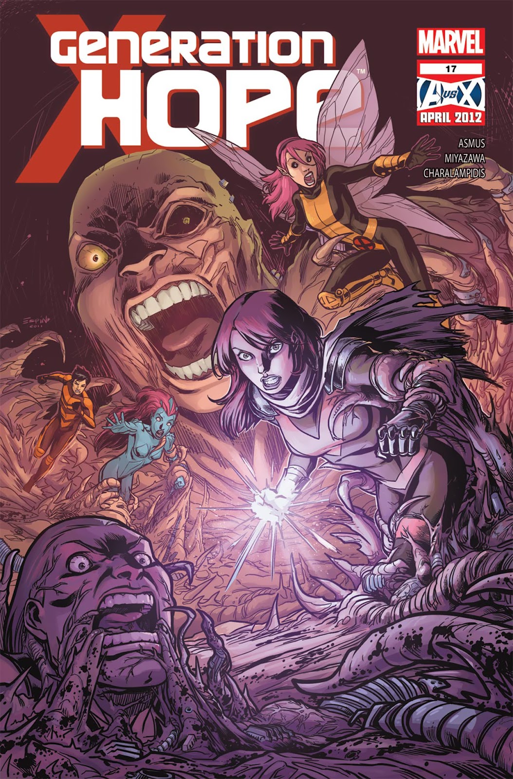X-MEN GENERATION: Avance del Generation Hope #17