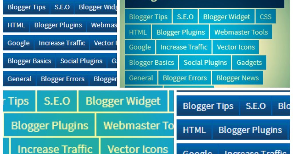 Design Your Labels Widget With Beautiful Animated 3D Like Buttons ...