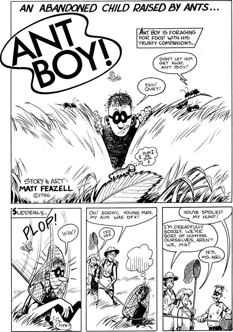 The Voice Of ODD!: The Adventures Of Ant-Man When He Was A Boy?