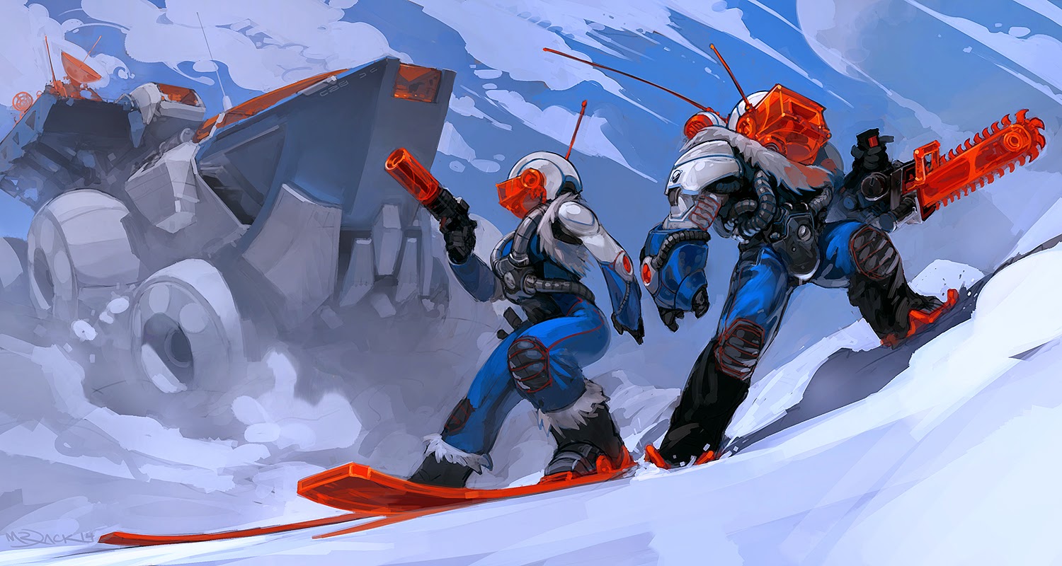 Toys and Bacon: Lego Ice Planet Artwork