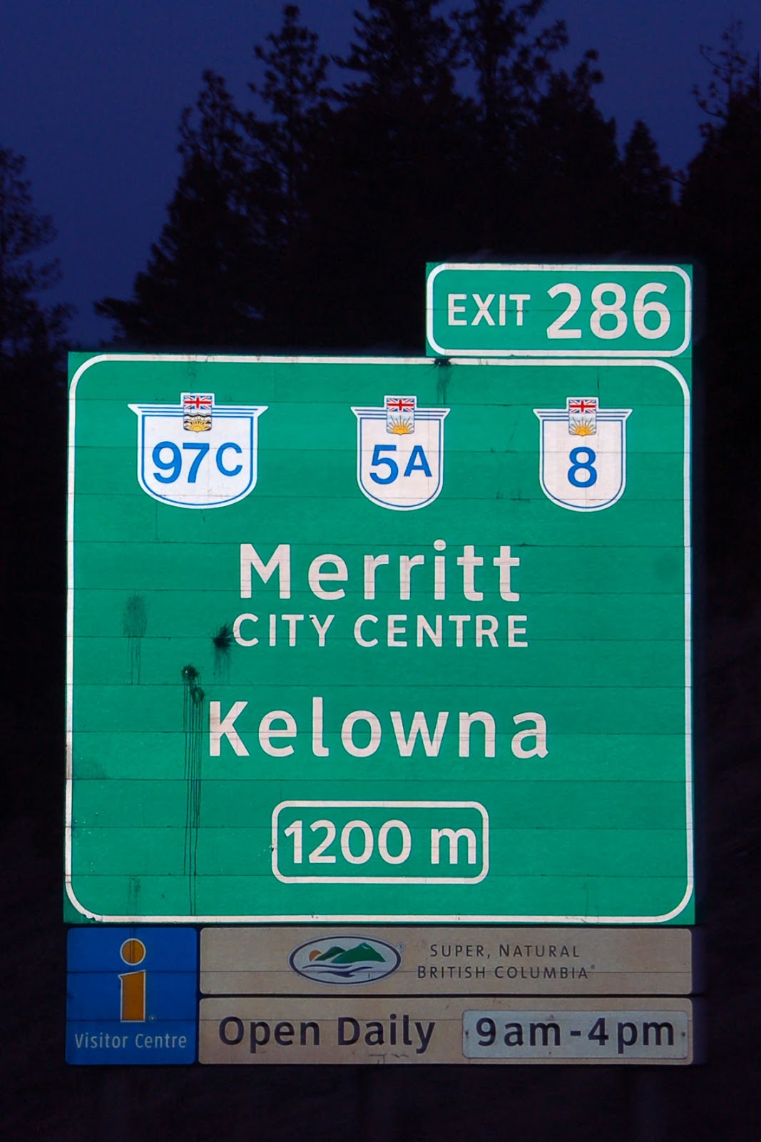 International Highway Makeover 2: British Columbia Route Markers.