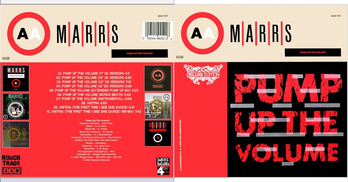 MUSICOLLECTION: M.A.R.R.S. - Pump Up The Volume - CD SINGLE - 1987 - 2019