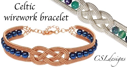 2 Celtic Knot Wire Jewelry Tutorials / The Beading Gem
