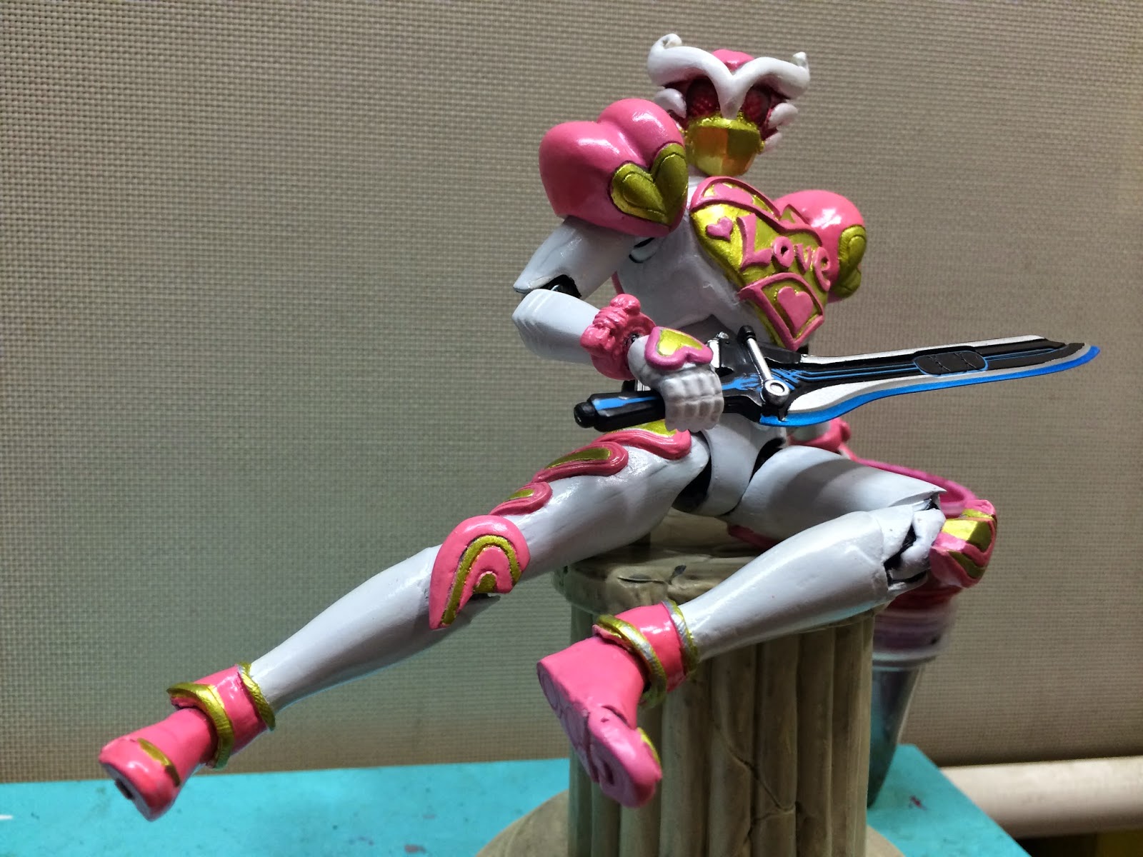 Kamen Rider World: Custom SHF Kamen Rider OOO Love Form painted version ...