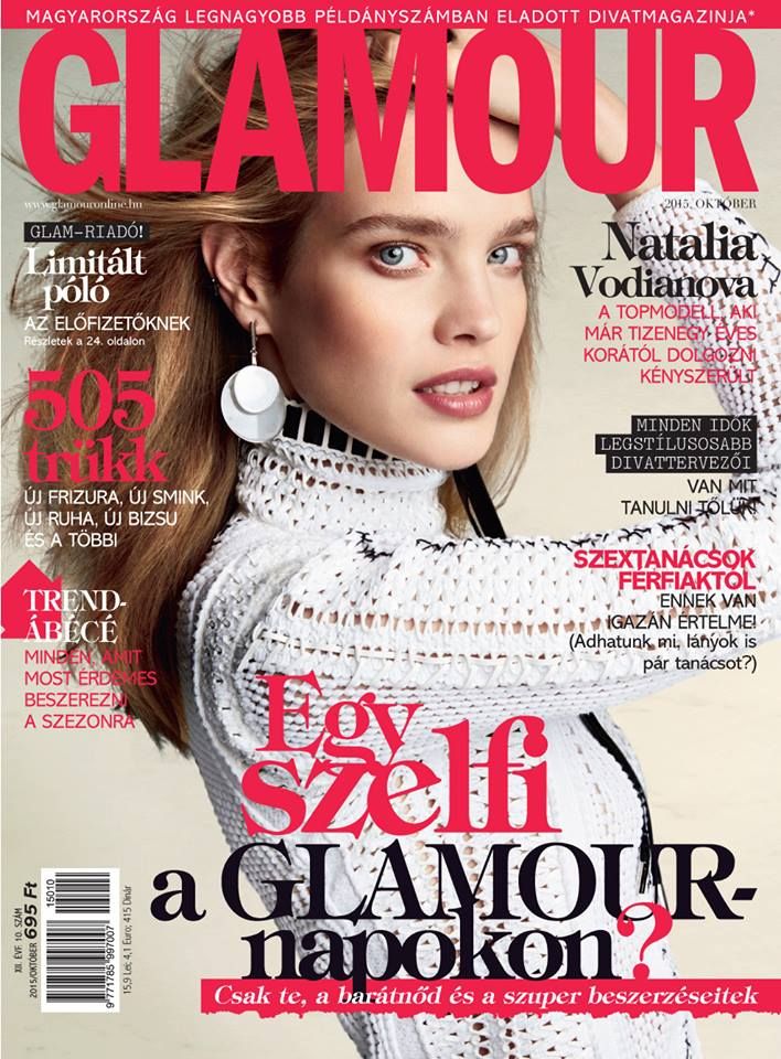 haykhota.com: Model @ Natalia Vodianova - Glamour Hungary, October 2015