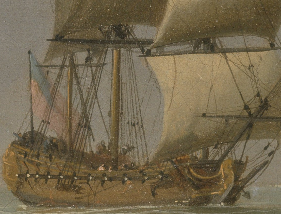 British Tars, 1740-1790: An English Sloop and a Frigate in a Light ...